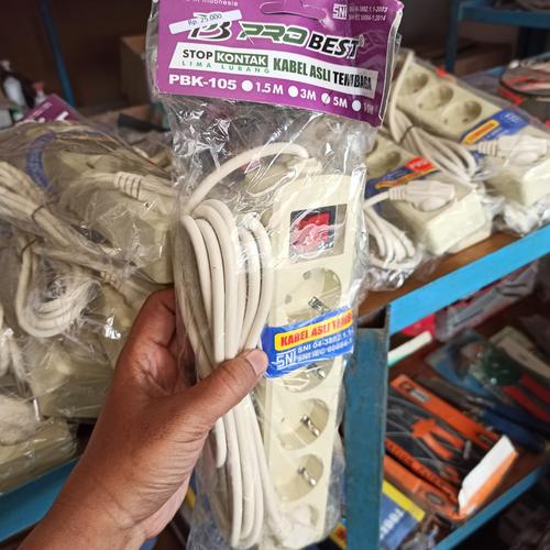 Jual Colokan Listrik 4 Lubang Panjang 3 Meter - Kota Bekasi - Depo BaBa ...