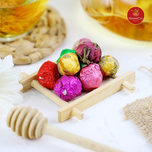 Jual Mini Blooming Tea Teh Bunga Mekar Mini Kecil Estetik Flower Tea ...