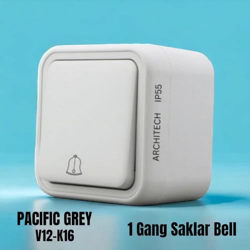 Jual ARCHITECH SAKLAR BELL OUTDOOR WATERPROOF V12 / SAKLAR BELL OB ...