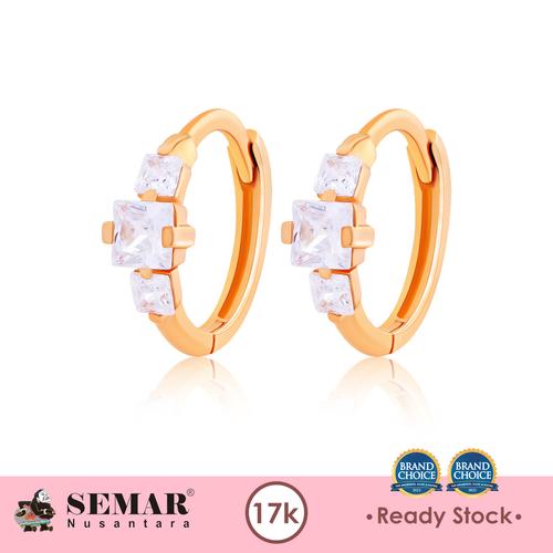 Promo Anting Emas Adelia Solitaire Gold 17K Semar Nusantara Cicil 0% 3x ...