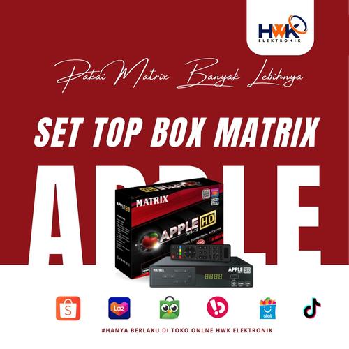 Jual SET TOP BOX TV DIGITAL MATRIX APPLE HD untuk UHF ANTENA BIASA ...