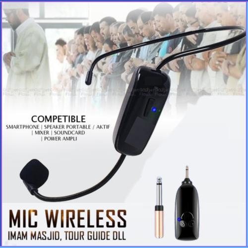 Jual Mic Wireless Microphone Model Bando Call Center Headset Imam ...