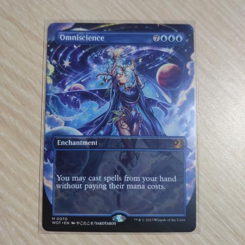 Jual Kartu MTG Omniscience Anime Alt Art Extended Art WoT Enchanting ...