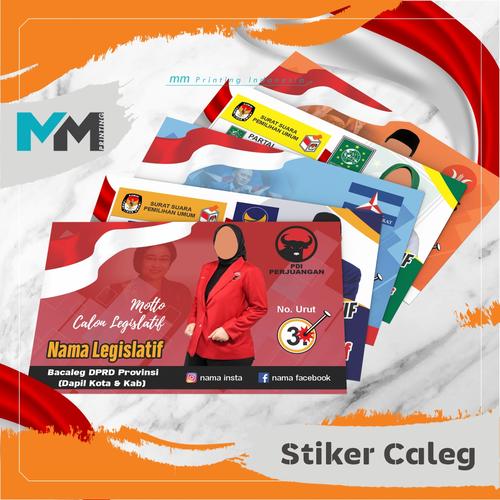 Jual Stiker Caleg/Stiker kampanye caleg/Stiker pemilu/Stiker partai1 ...