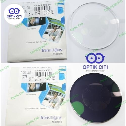 Jual Lensa Kacamata Photochromic crizal essilor Transition Classic 1.56 ...