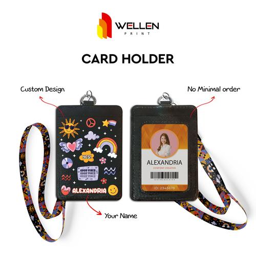 Jual WELLEN PRINT – Cetak Card Holder Bahan Kulit Sintetis / Name Tag ...