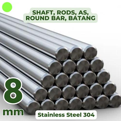 Jual Shaft As Stainless Steel 304 8mm Round Bar Rods - Jakarta Pusat ...