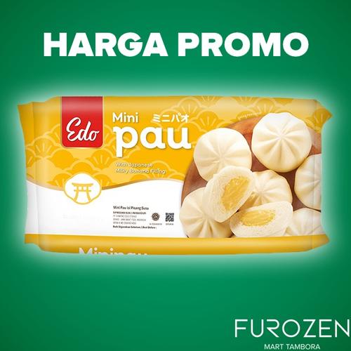Jual HARGA PROMO! Edo Mini Pau Japanese Milky Banana | Bapao Pao 200Gr ...