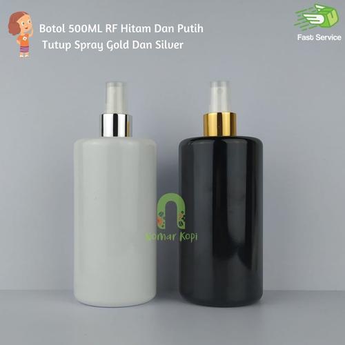 Promo Botol 500ML RF Warna Tutup Spray Gold Dan SIlver Neck 24 Bahan ...