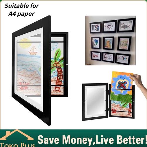 Jual Kids Art Frame A4 Photo Storage Frame Front Aperture Variable ...