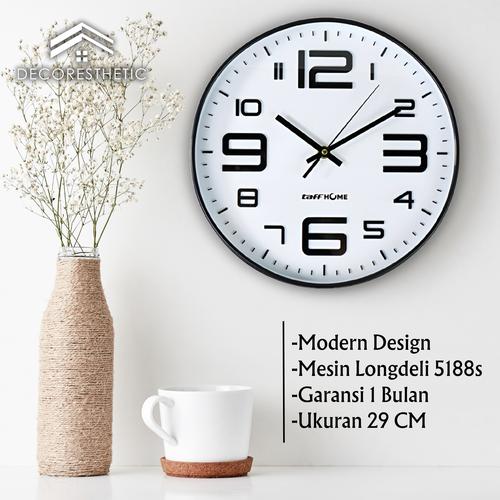 Jual Jam Dinding Quartz Bulat Modern Minimalis Jam Hias Dinding Ruangan ...