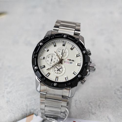 Jual Jam tangan Pria Viral 8636M tanggal hari aktif chrono off sport ...