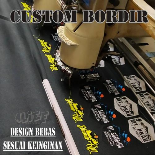Jual bordir logo custom emblem patch design bebas - 3 CM - Kab. Bandung ...