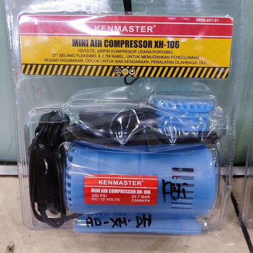 Jual alat pompa ban portable electric mini compressor KENMASTER 12V ...