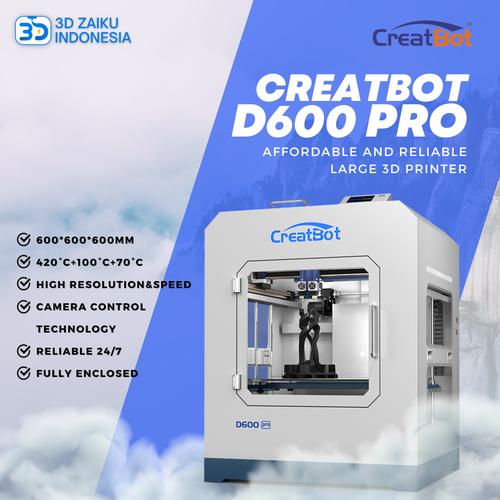Jual Creatbot D600 PRO 3D Printer Big Size 60x60x60 CM Dual Color Hotend - Jakarta Barat - 3D ...