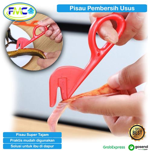Jual Alat Pembersih Usus Ayam Praktis Pisau Pengupas Udang Belut Perut ...
