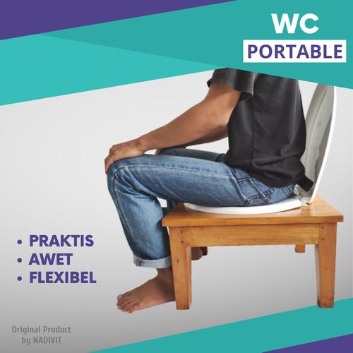 Jual Kursi Toilet WC Duduk Portable Bahan KAYU Mahoni - Kab. Sukoharjo ...