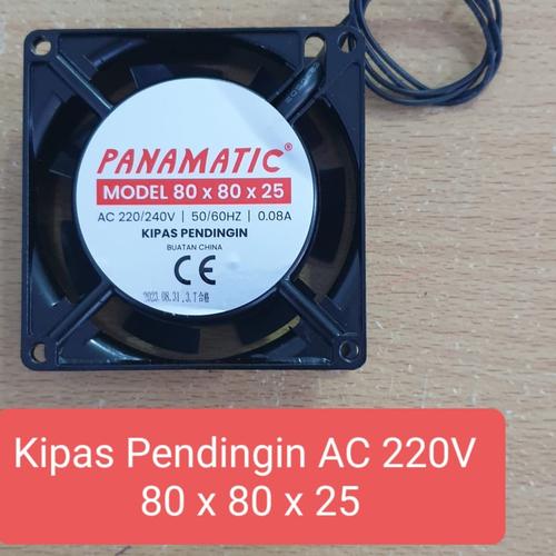 Jual ( AC 220V 8X8 ) KIPAS FAN COOLING BLOWER 80 25 BESI 8CM - Kab ...