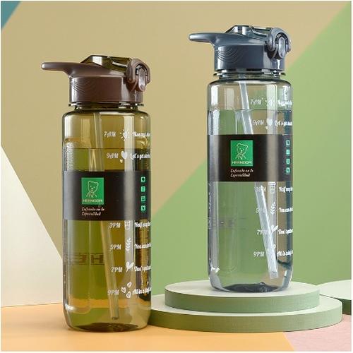 Jual Botol Minum Motivasi BPA FREE Plastik Transparan Botol Outdoor ...