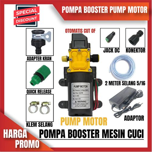 Jual Pompa Booster pendorong air mesin cuci otomatis Pompa Dc 12v ...