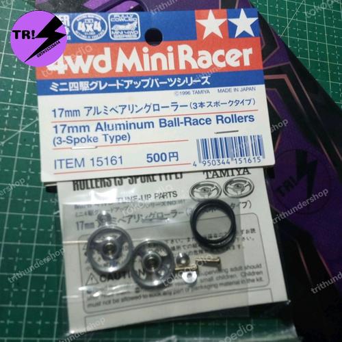 Jual tamiya 15161 rollers 17mm aluminum ball race roller 3 spoke type ...