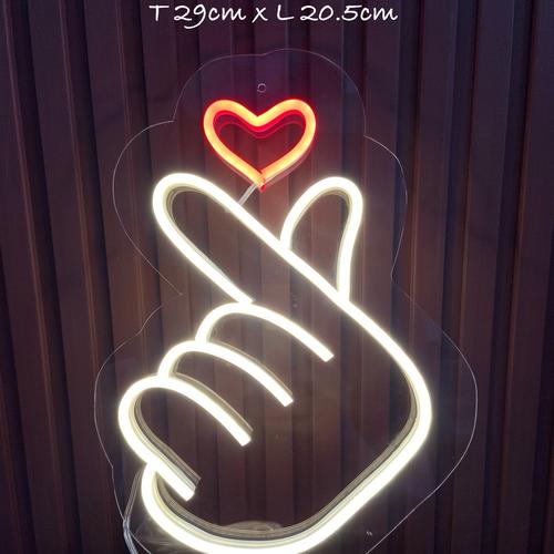 Jual • Custom LED Neon Flex Saranghaeyo || logo saranghaeyo / Lampu ...