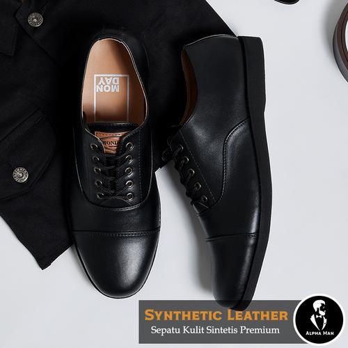 Jual Sepatu Pantofel Hitam Pria Cowok Formal Kerja Kantoran Kantor ...