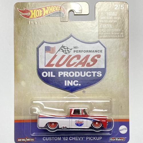 Jual HOT WHEELS PREMIUM LUCAS OIL PRODUCTS INC CUSTOM 62 CHEVY PICKUP ...