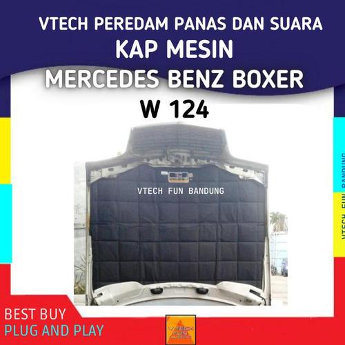 Jual Vtech Peredam Panas Kap Mesin Mercedes Benz Mercy Boxer W124 Hitam ...