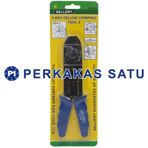 Jual TANG CRIMPING TOOL 8" SELLERY 88-996 4 WAY DELUXE CRIMPING TOOL ...