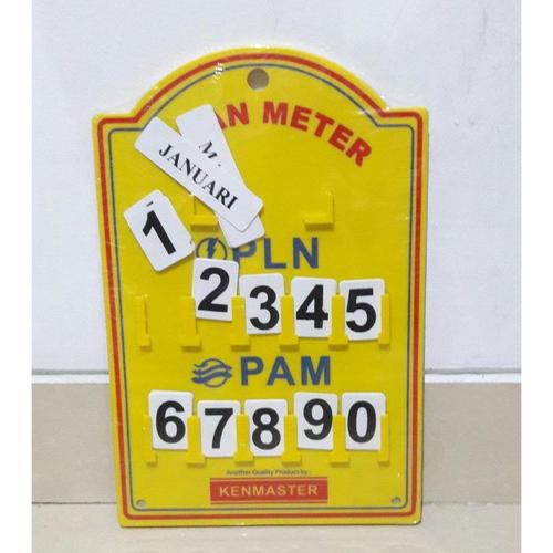 Jual PAPAN METERAN PLN PAM LISTRIK AIR METER KENMASTER/PAPAN STANDMETER ...