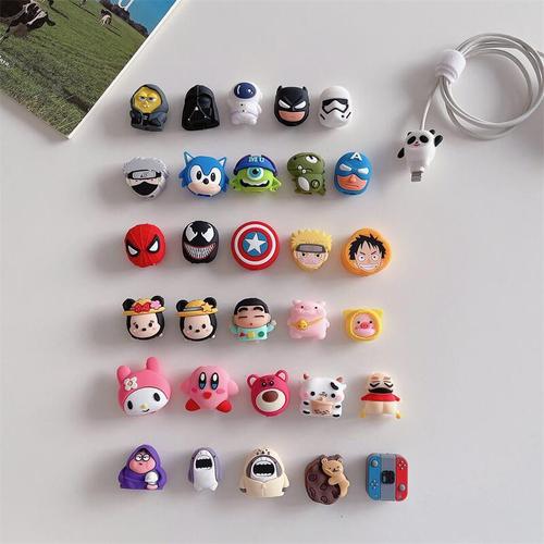 Jual Cable Bites Avengers Unicorn Pelindung Kabel Protetector Spiderman ...