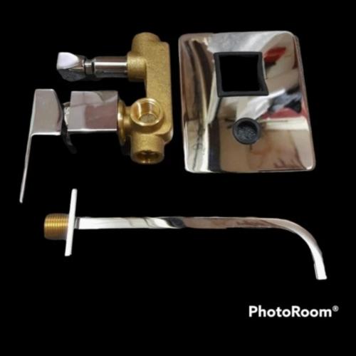 Jual KRAN TANAM 4 LUBANG KOTAK MIXER+WALL SHOWER KOTAK+KRAN SPOUT/KRAN ...