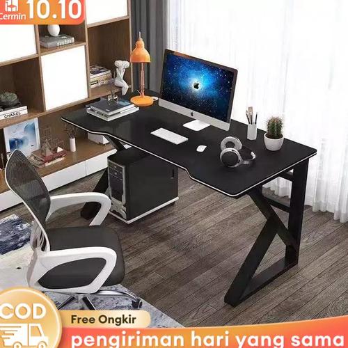 Jual Rekomendasi Ch 160Cm Meja Komputer Meja Gaming Meja Kantor Meja Kerja - 140*60*74CM ...