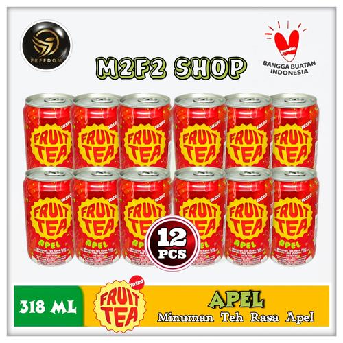 Jual Fruit Tea Sosro Apple Can | Teh Rasa Apel Kaleng - 318 ml (12 Pcs ...