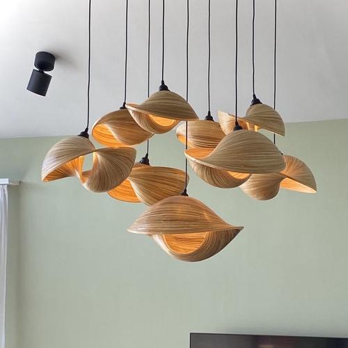 Jual Kap Lampu Gantung Bambu Laminasi / Bamboo Pendant Light MB3 - Kab ...