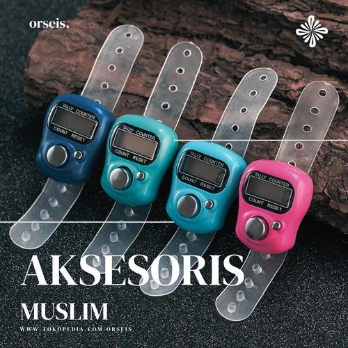 Jual Tasbih Digital Led Finger Counter Alat Hitung Dzikir Warna Random ...