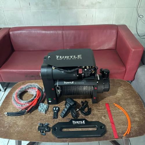 Jual Turtle Winch Double Motor 12.000 lbs 12V Tali Plasma Synthetic ...