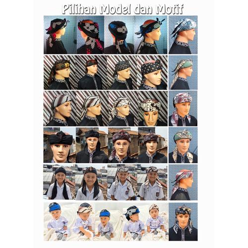 Jual Bendo Sunda / Blankon / Totopong / Ikat Kepala tradisional - Peci ...