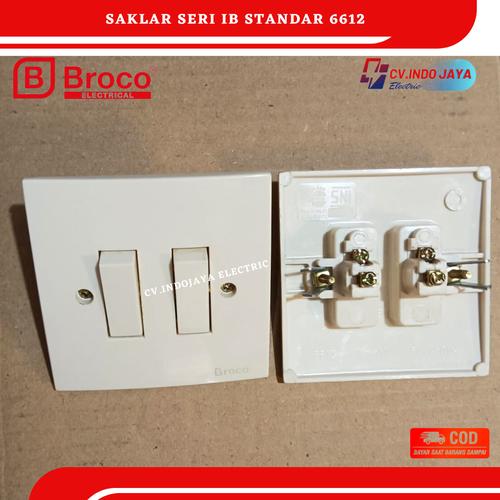 Jual Broco Saklar Seri IB 6612 Standar untuk pemasangan tertanam - Kab ...