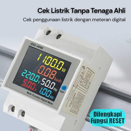 Jual Meteran Box Sekring Pengukur Ampere Listrik Digital Kwh Meter 1 ...