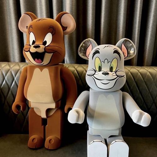 Jual Be@rbrick Bearbrick Tom & Jerry 2nd ver Flocky 1000% 400% 100% ...
