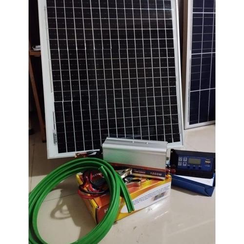 Jual ( Solar Panel Satu Set 30 Wp Inventer 1200 Watt Solar Controler ...