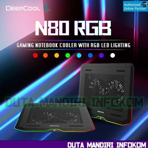 Jual Deepcool N80 RGB - Gaming Cooling Pad for Laptop Cooler - Jakarta ...