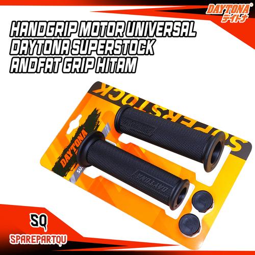 Jual HANDGRIP MOTOR UNIVERSAL DAYTONA SUPERSTOCK HANDFAT GRIP HITAM ...