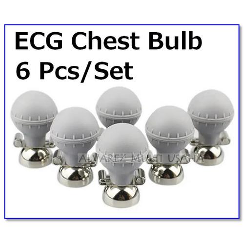 Jual ECG Electrodes Bulb / Elektroda EKG / EKG Suction Chest Isi 6 Pcs ...