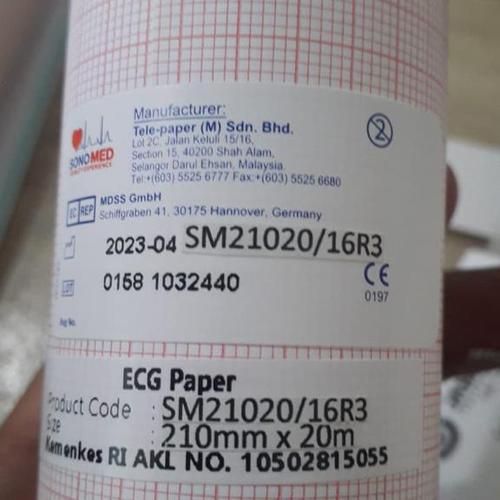 Jual Kertas ekg 12 channel 210 x 20m , elitech, edan SE1200 , edan SE ...
