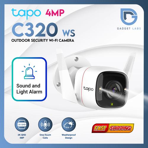 Promo TP-Link TAPO C320WS CCTV Outdoor Smart IP Camera 4MP 2K QHD 2Way ...