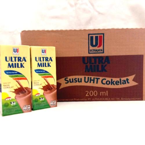 Jual Ultra Milk Susu UHT Coklat 200ml [ isi 24 pack ] - Kota Tangerang ...