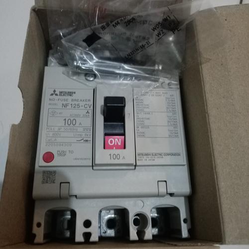 Jual BREAKER/MCCB NFB NF125-CV 3P 100A MITSUBISHI - Kota Bandung - Niagaelectric | Tokopedia